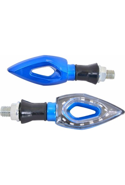 Kayarlı Ledli Sinyal Takımı Mavi Sarı Işık (2 Adet) Kayarlı Ledli Sinyal Takımı Mavi Sarı Işık (2 Adet)