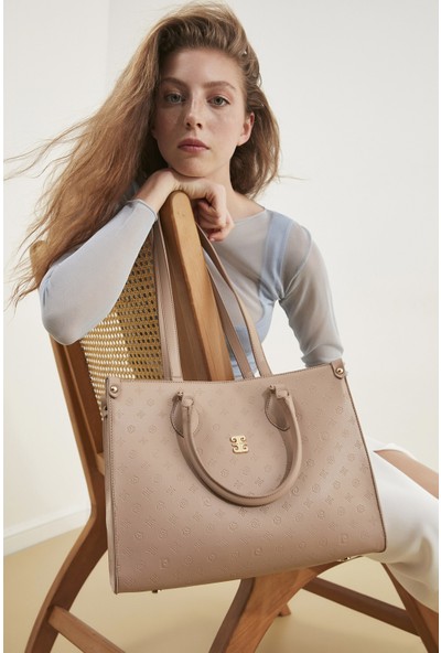 Pierre Cardin Kadın Çanta Toprak 05PO21Y1437-KFB Tp