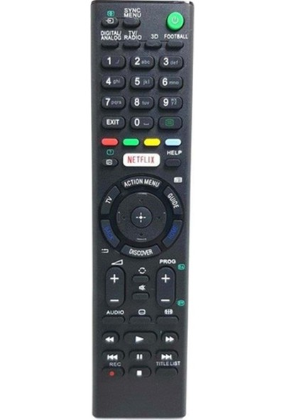 Sony 3D Smart LED Tv Kumanda Netflıx Tuşlu RM-L1275 Sony 3D Smart LED Tv Kumanda Netflıx Tuşlu RM-L1275