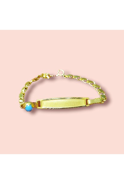 Ukba Gold 8 Ayar Altın Pullu Zincirli Mat Plaka Çocuk & Bebek Künyesi Ukba Gold 8 Ayar Altın Pullu Zincirli Mat Plaka Çocuk & Bebek Künyesi