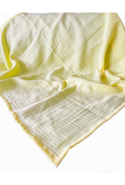 Pistore %100 Pamuk 2 Katlı Müslin Bezi Örtü Sarı Renk Bebek Battaniyesi 80X80 cm Pistore %100 Pamuk 2 Katlı Müslin Bezi Örtü Sarı Renk Bebek Battaniyesi 80X80 cm