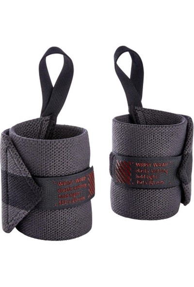 Domyos Kas Geliştirme El Destek Bilekliği Karbon Gri Domyos Kas Geliştirme El Destek Bilekliği Karbon Gri