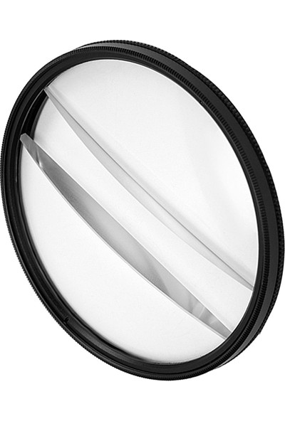 77MM Çift Yarım Ay Kamera Lensi Tekrarlanan Renk Görüntüleri Özel Efektler Lens (Yurt Dışından)