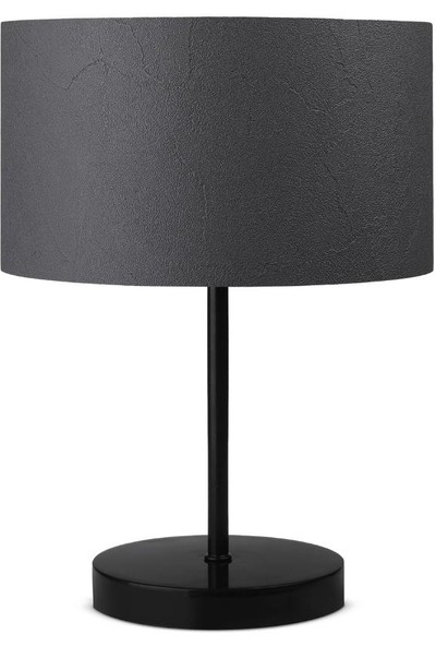 Art&gift Homing Pu Siyah Metal Ayaklı Modern Abajur AAG-2170