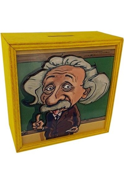 Art&Gift Einstein Ahşap Kumbara Art&Gift Einstein Ahşap Kumbara