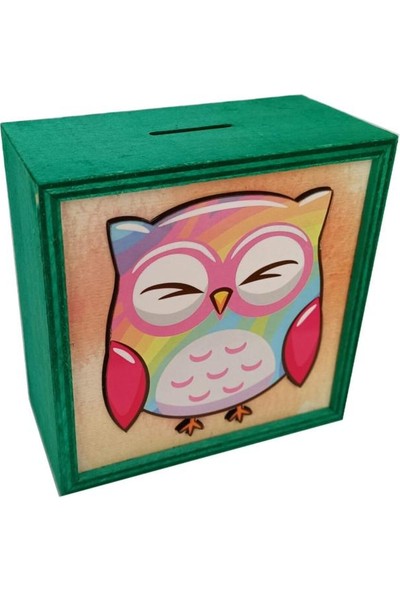 Art&Gift Baykuş Ahşap Kabartmalı 3D Kumbara Art&Gift Baykuş Ahşap Kabartmalı 3D Kumbara