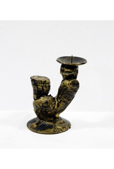 Okyanus Hediye Ağaç Figürlü Masa Üstü Dekoratif Mumluk, Şamdan