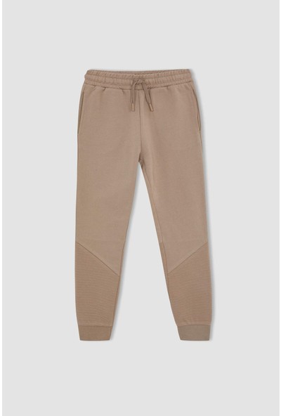 DeFacto Erkek Çocuk Slim Fit Dokulu Jogger Eşofman Alt W6792A622SP