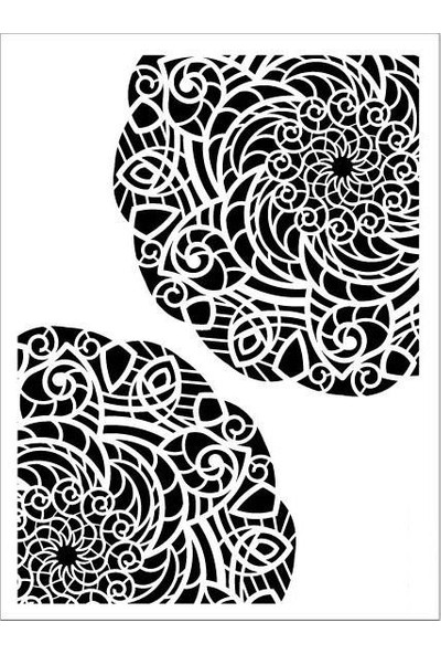 Cadence New Backround Büyük Stencıl Nbc-6 21 x 30 cm