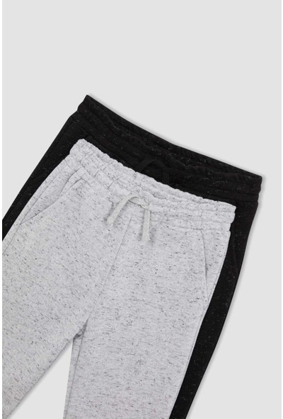 DeFacto Erkek Çocuk Regular Fit 2'li Jogger Eşofman Alt W6920A622SP
