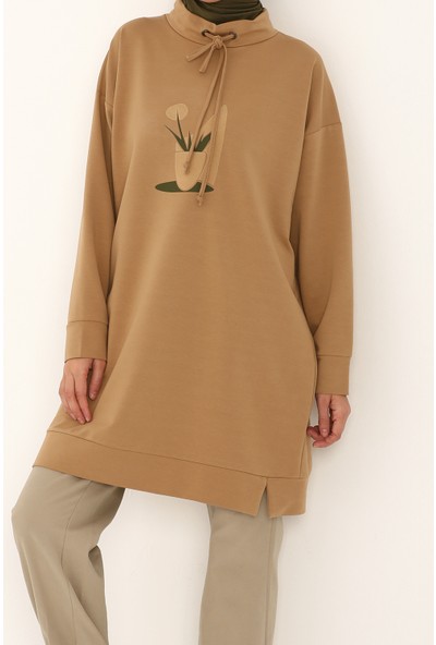 ALLDAY Çiçek Baskılı Sweat Tunik