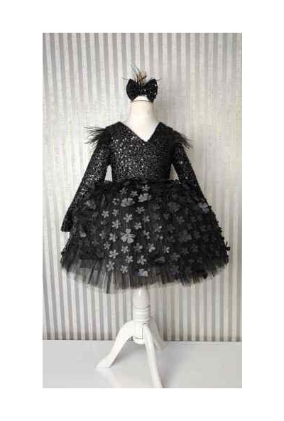 Cecile's Bride Çocuk Abiyesi & Elbise - Saçaklı, Minik Kol, 3 Boyutlu Elbise Cecile's Bride Çocuk Abiyesi & Elbise - Saçaklı, Minik Kol, 3 Boyutlu Elbise