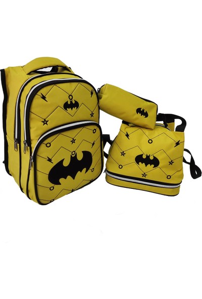 Lesmons Ilkokul Sırt Çantası Beslenme Çantası ve Kalemlik Seti