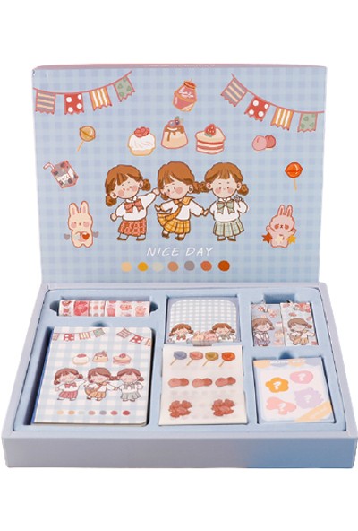 Xhome Şirin El Hesabı Kırtasiye Günlüğü Seti (Yurt Dışından)