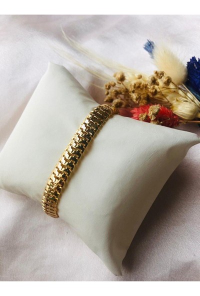 Bers Aksesuar Kadın Kararmaz Gold Bilekik