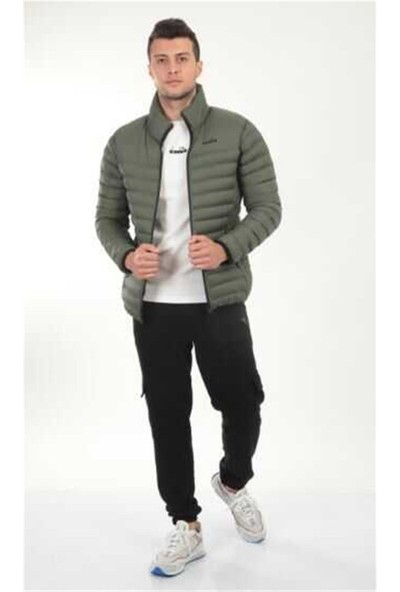 Diadora Puffer Jacket Erkek Şişme Mont D202512-300 Haki V2 Diadora Puffer Jacket Erkek Şişme Mont D202512-300 Haki V2