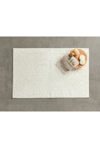 English Home Maggy Makarna Banyo Paspası 50X80 cm Ekru
