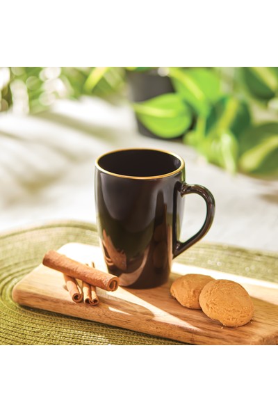 Karaca Retro Siyah Kupa