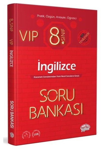 Editör 8. Sınıf Vıp Ingilizce Soru Bankası