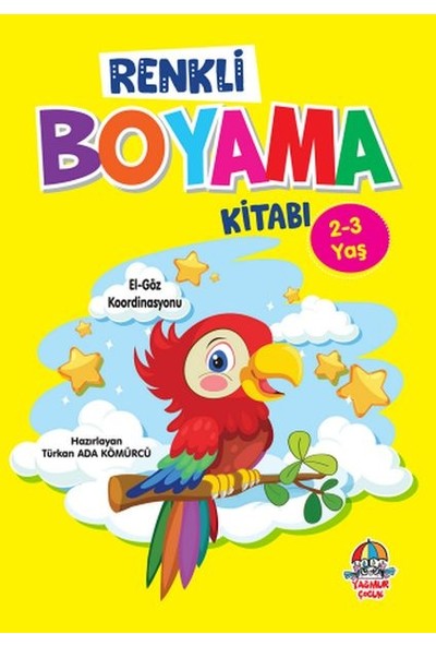 Renkli Boyama Kitabı (2-3 Yaş)