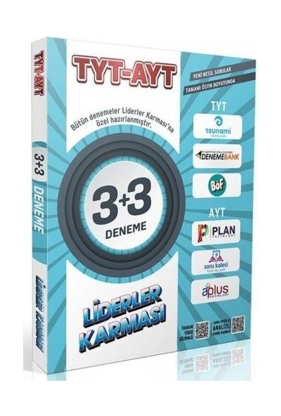 Liderler Karması Tyt Ayt 3+3 Deneme Seti Liderler Karması Tyt Ayt 3+3 Deneme Seti