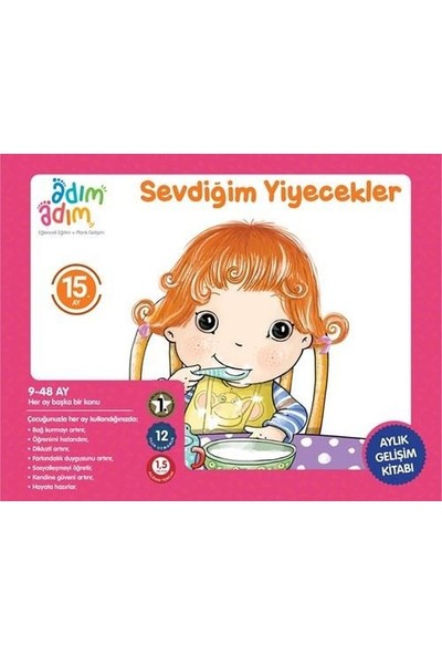 Sevdiğim Yiyecekler - 15. Ay Gelişim Kitabı Sevdiğim Yiyecekler - 15. Ay Gelişim Kitabı