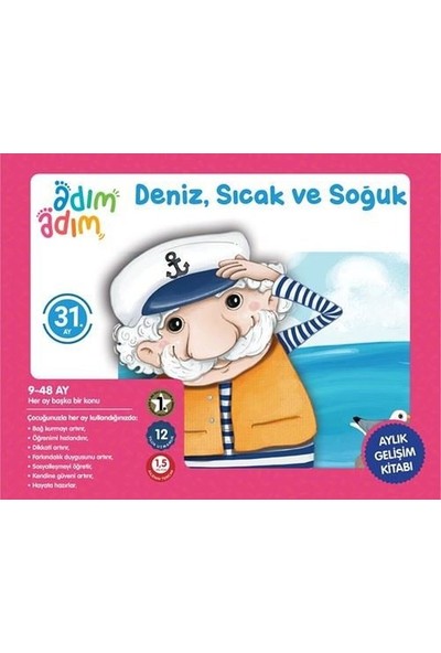 Deniz, Sıcak ve Soğuk - 31. Ay Gelişim Kitabı Deniz, Sıcak ve Soğuk - 31. Ay Gelişim Kitabı