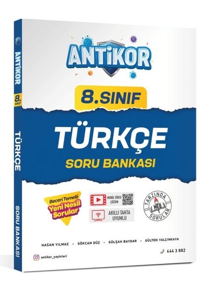 Antikor 8.sınıf Türkçe Soru Bankası
