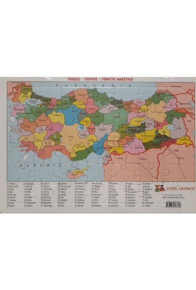 Puzzle Türkiye Haritası