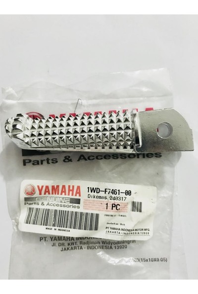 Yamaha Yzf R25 / MT25 Sağ Sürücü Basamak 1WDF746100