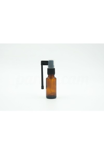 Parlak Cam Amber Cam Gaga Sprey Şişesi Siyah Başlıklı 30ml Parlak Cam Amber Cam Gaga Sprey Şişesi Siyah Başlıklı 30ml