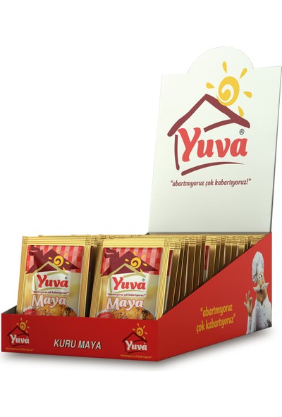 Yuva Instant Kuru Ekmek Mayası Kutu 3 x 11 gr x 15 Yuva Instant Kuru Ekmek Mayası Kutu 3 x 11 gr x 15