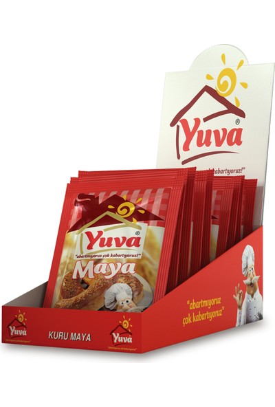 Yuva Aktif Kuru Ekmek Mayası Kutu 100 gr x 20