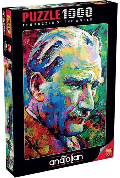 Anatolian Puzzle 1077 Anatolian Mustafa Kemal Atatürk 2018, 1000 Parça Puzzle Anatolian Puzzle 1077 Anatolian Mustafa Kemal Atatürk 2018, 1000 Parça Puzzle