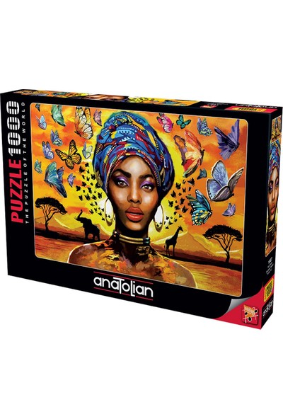 Anatolian Puzzle 1087 Anatolian Hoş Kadın - Delightful Woman 1000 Parça Puzzle