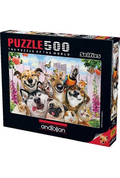 Anatolian Puzzle 3584 Anatolian Dostlarla Selfie / 500 Parça Puzzle