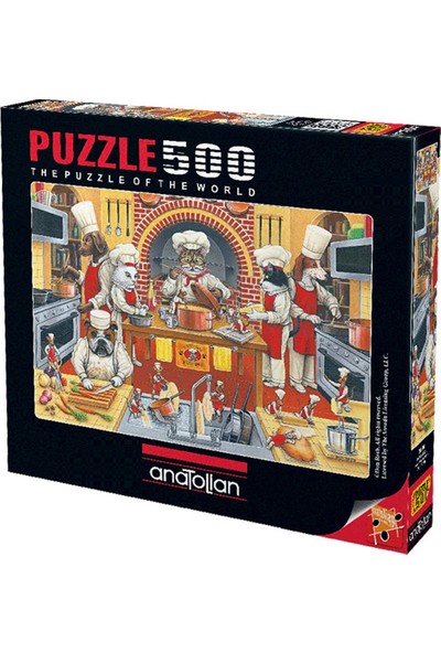 Anatolian Puzzle 3586 Anatolian Şef Kool Kat / 500 Parça Puzzle