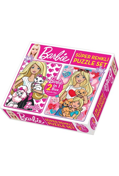 Dıytoy 1542 Dıytoy Süper Renkli 2si1 Arada Puzzle Set - Barbie / 54+70 Parça Puzzle Dıytoy 1542 Dıytoy Süper Renkli 2si1 Arada Puzzle Set - Barbie / 54+70 Parça Puzzle