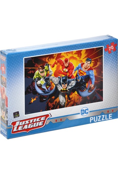 Utku Oyuncak DC7542 Laço Kids Dc Justice League 70 Parça Puzzle Utku Oyuncak DC7542 Laço Kids Dc Justice League 70 Parça Puzzle