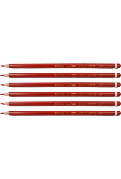 Altıs Kırmızı Kopya Kalem 6 Adet Altıs Kırmızı Kopya Kalem 6 Adet