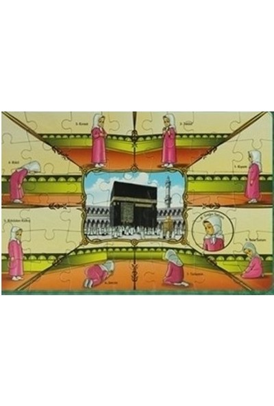 Darksent Ahşap Puzzle Namaz Kılıyorum (Kız) Ebat 21 x 32 Darksent Ahşap Puzzle Namaz Kılıyorum (Kız) Ebat 21 x 32
