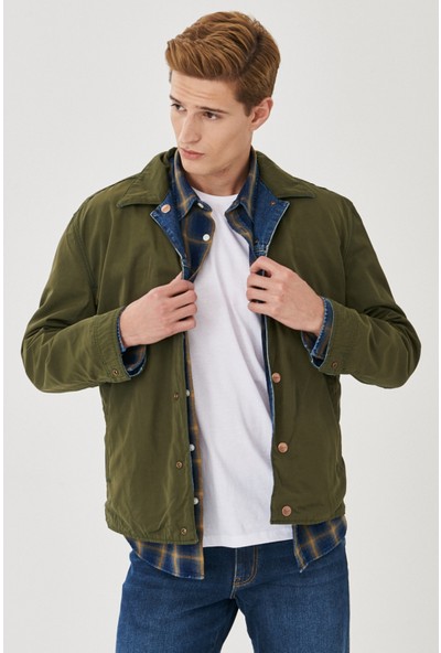 Wrangler Regular Fit Pamuk Çift Taraflı Ceket