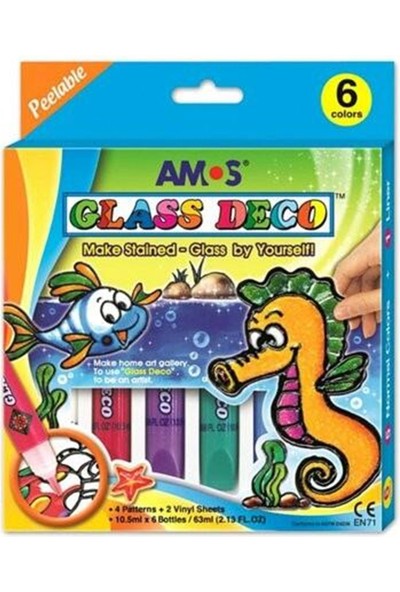 Amos Glas Deco Sok.cb.5 Renk 10,5 ml GD10P6 Amos Glas Deco Sok.cb.5 Renk 10,5 ml GD10P6