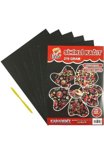 Lino Sihirli Kağıt 5’li 270 gr 20X30 cm