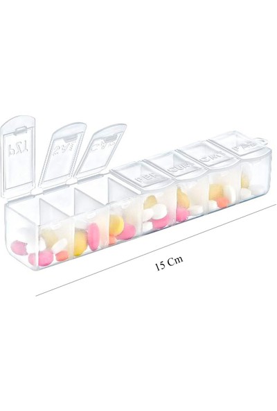 KaktüsKedi 7 Gözlü 1 Haftalık Ilaç Kutusu