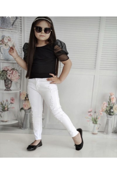 Hüma Kız Çocuk Pantalonlu Takım