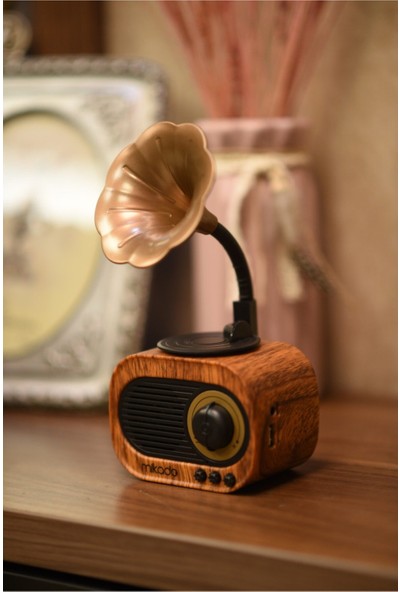 Çılgıntrend Retro Gramofon Müzik Kutusu