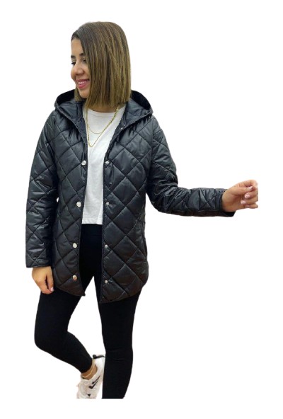 Beleza Bayan Mont Kapitone Siyah