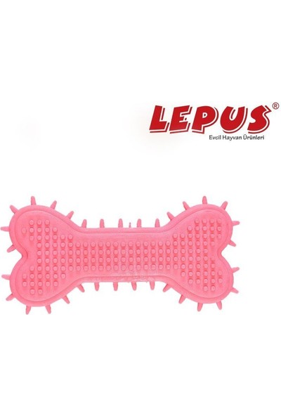 Lepus Ağız ve Diş Sağlığı İçin Büyük Kemik Köpek Oyuncağı Pembe 13 x 7 cm Lepus Ağız ve Diş Sağlığı İçin Büyük Kemik Köpek Oyuncağı Pembe 13 x 7 cm
