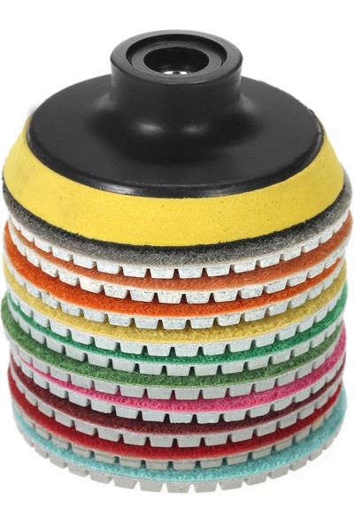 Mbw 10 Adet 3 Inç Elmas Esnek Islak Parlatma Pedleri Taşlama (Yurt Dışından)